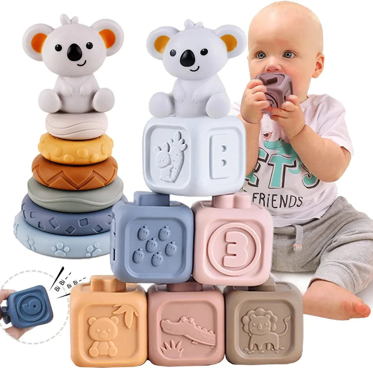 Montessori Teething Blocks